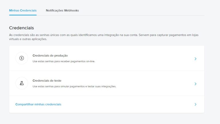 Como Obter as Credenciais do Mercado Pago. - ShopBase